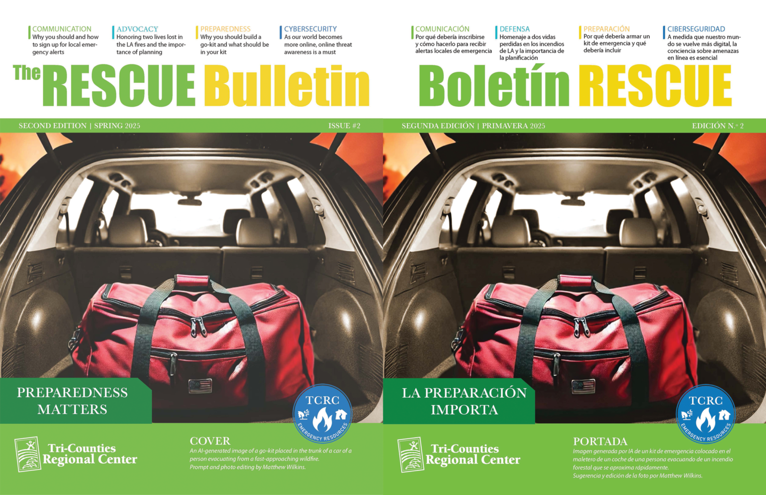 The RESCUE Bulletin - Tri Counties Regional Center