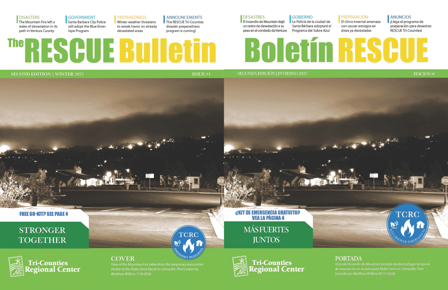 The RESCUE Bulletin - Tri Counties Regional Center